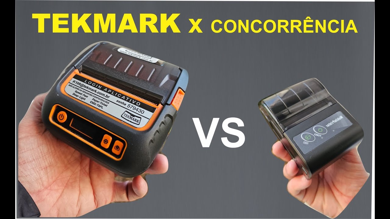 Impressora da Tekmark x Concorrente: Veja por que a nossa vale mais! 🔥 ...