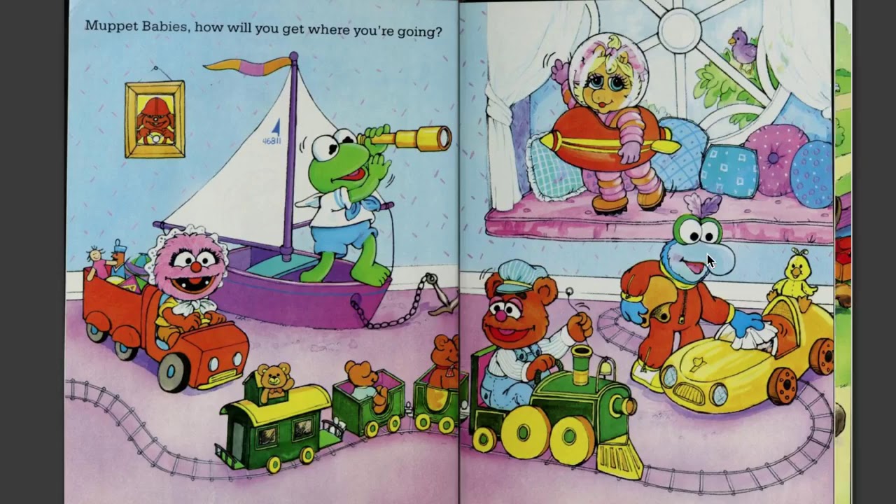 Muppet Babies "On to Go" read aloud, read along storybook - YouTube