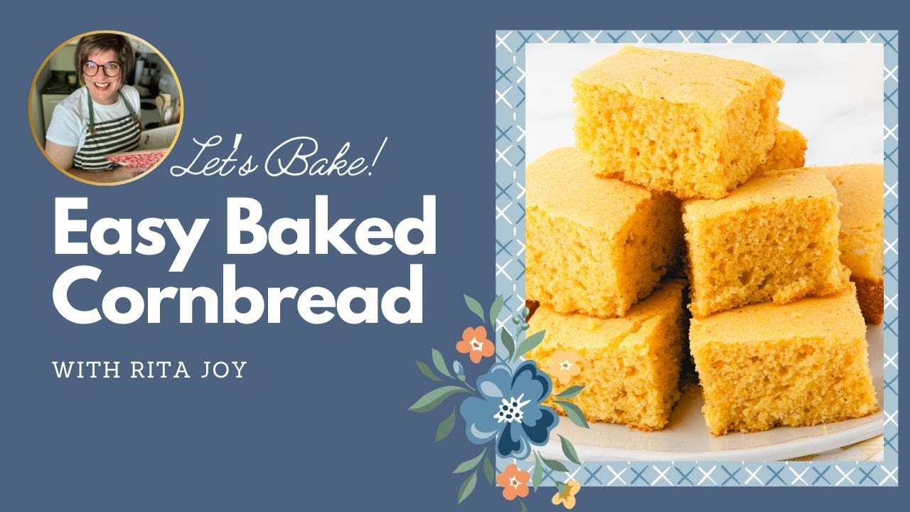 Easy Oven Baked Cornbread (AKA Johnny Cake Recipe) - YouTube