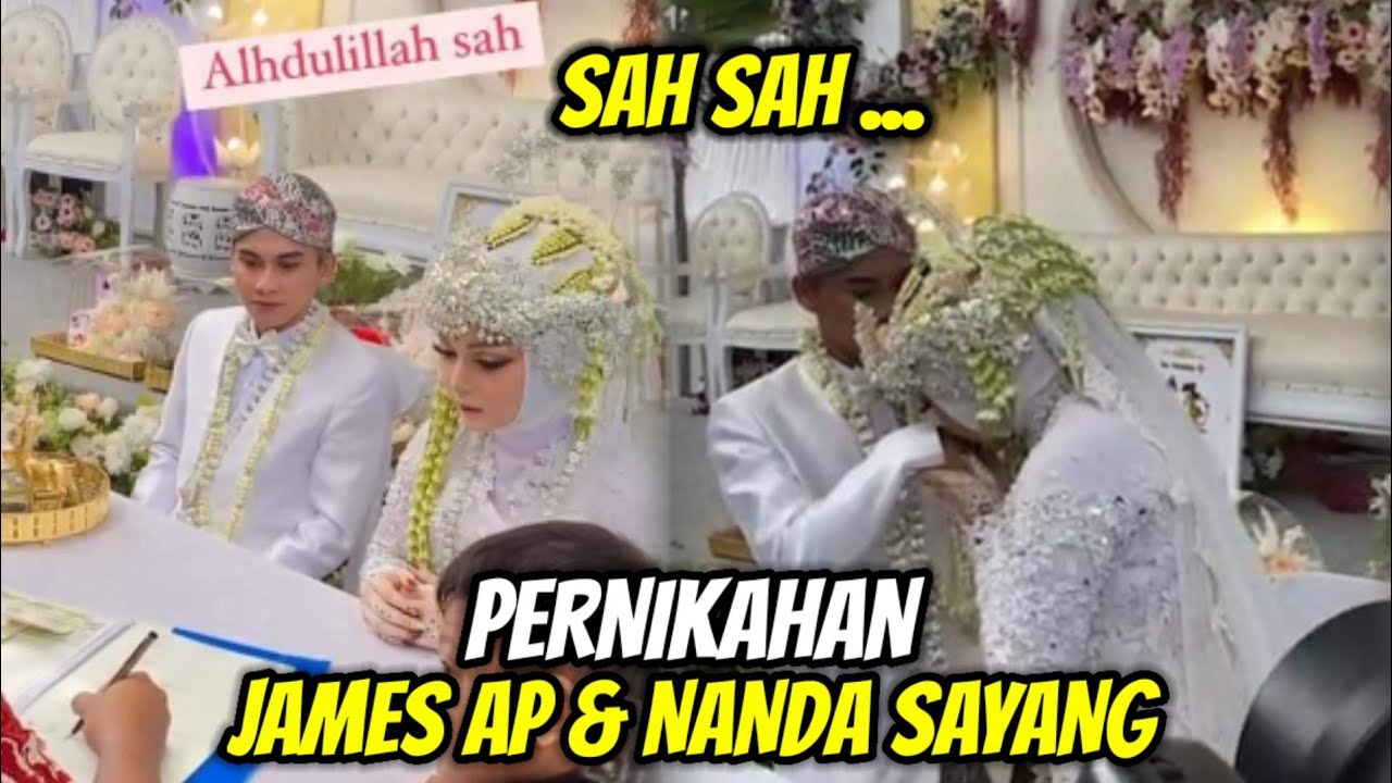 TEPAT HARI INI SAH JADI PENGANTIN BARU, PERNIKAHAN JAMES AP DAN NANDA ...
