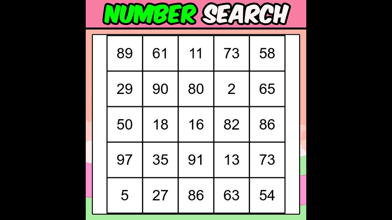 🎁『Find the Same Number』#352 | Get 4 or more questions correct and be a ...