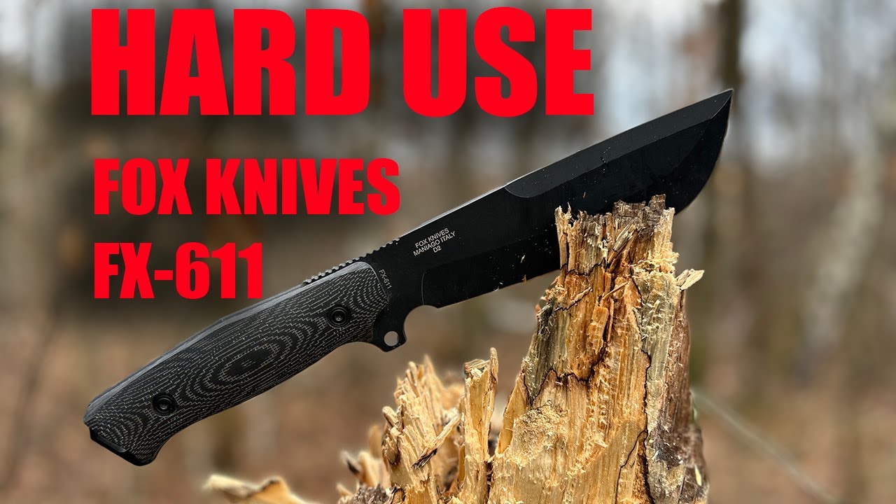 HARD USE FOX KNIVES NATIVE BUSHCRAFT KNIFE - YouTube