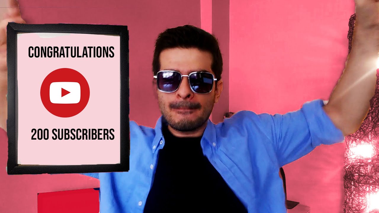 Celebrating 200 subscribers with my YOUTUBE play button! - YouTube