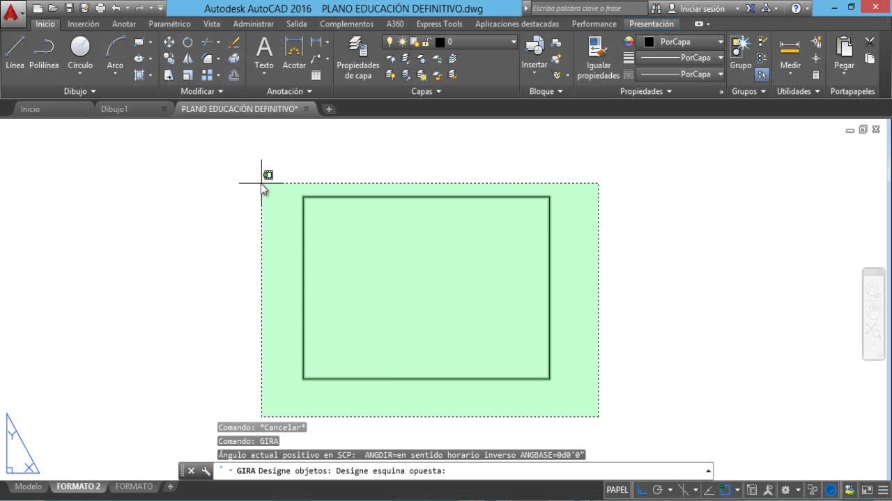 Realizar el formato de un plano en el Layout - YouTube