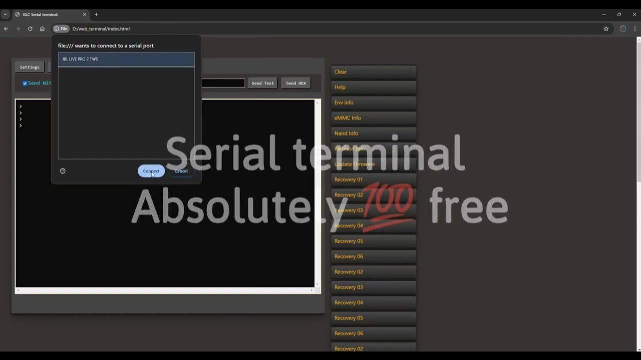 Free web based Serial Terminal and LTP Calculator - YouTube