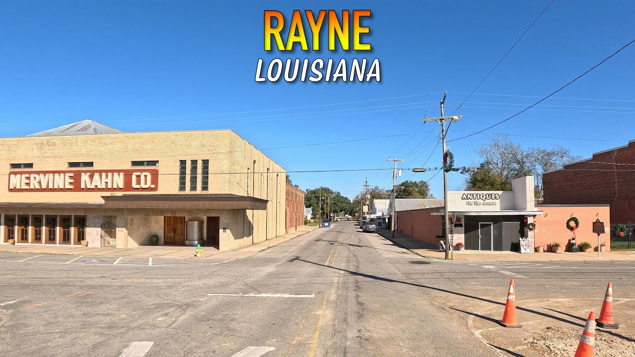 Rayne Louisiana Driving Through - YouTube