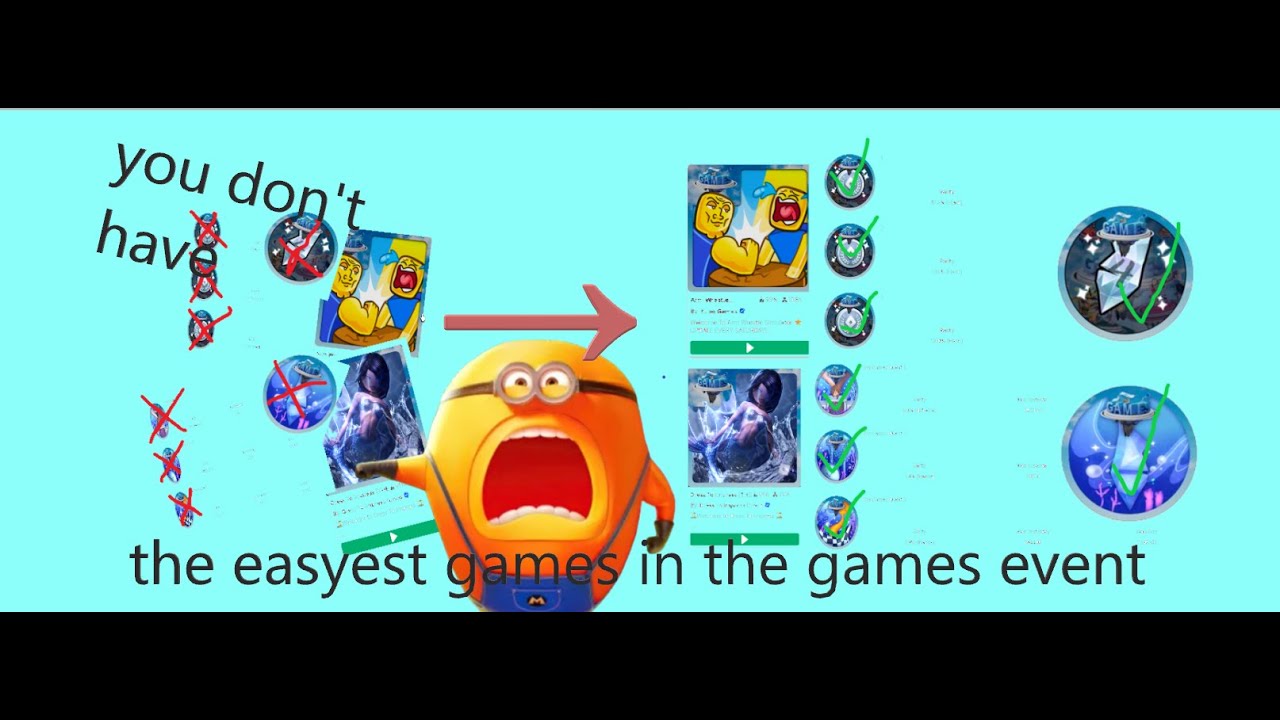 The Top 3 Easyest Games To Do In Roblox The Games - YouTube