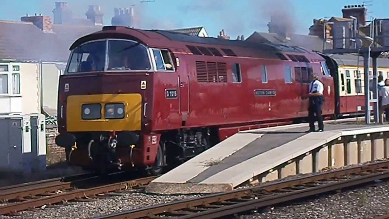 BR diesel-hydraulic no: D1015 Western Champion @ Weymouth {Leicester to ...