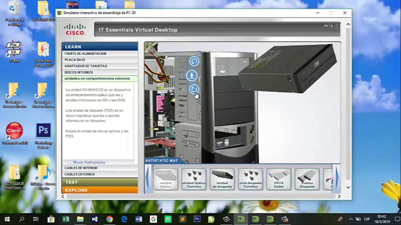 Como armar un CPU mediante un "simulador interactivo de ensamble" - YouTube