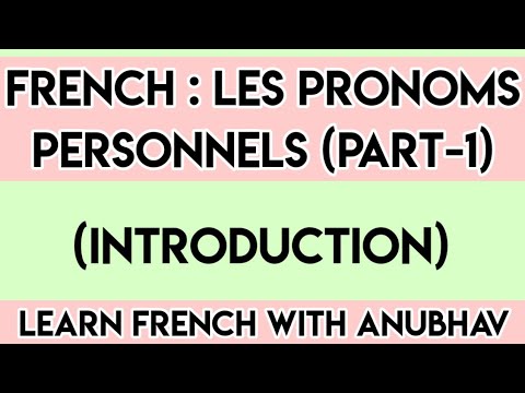 'Les Pronoms Personnels' in French | Part 1 {An introduction} | Learn ...
