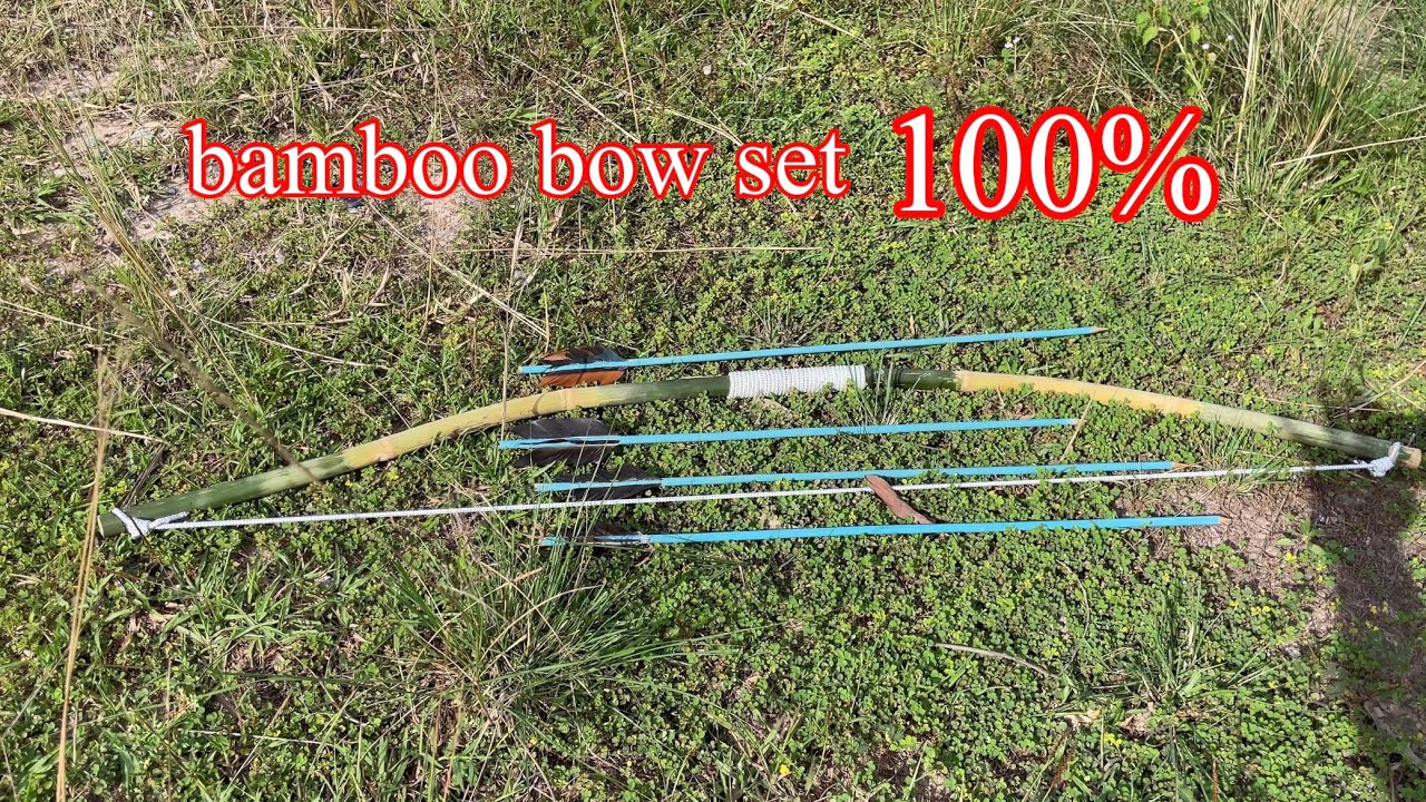 DIY Slingshot - How to Make Super Strong Bows and Arrows from Bamboo ...