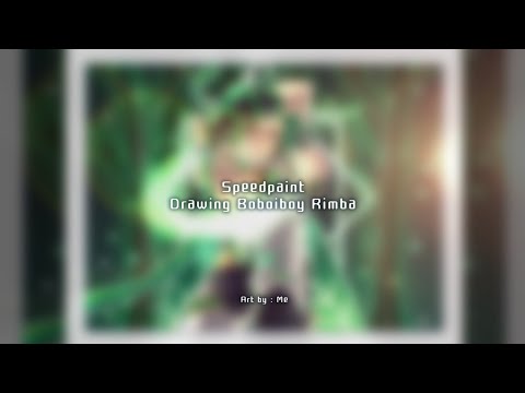 DRAWING BOBOIBOY RIMBA CHALLENGE || SPEEDPAINT || ART BY : ME || 🔴 ...