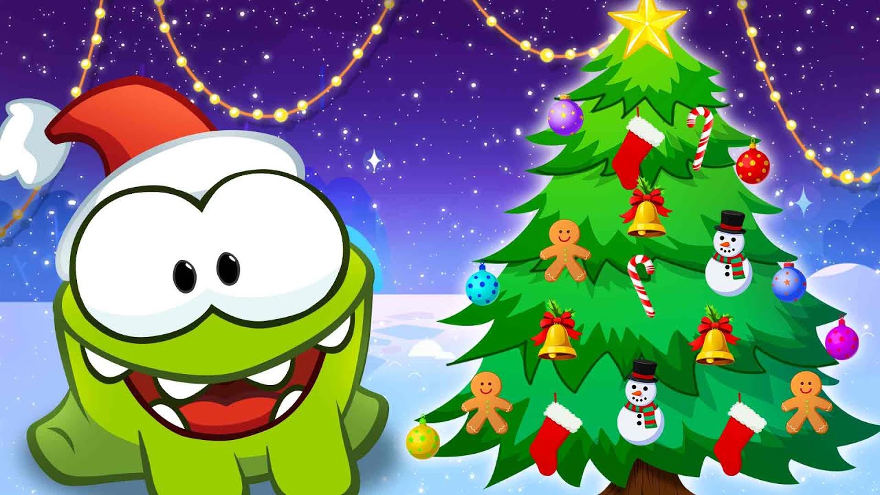 Om Nom Decorates the Christmas Tree🎄 | Fun Holiday Season Moments ...