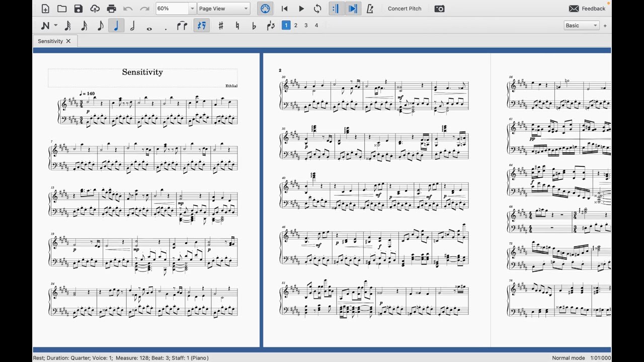 Sensitivity [MuseScore] - YouTube