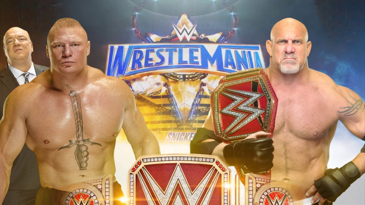WWE Wrestlemania 33 Match Card - YouTube