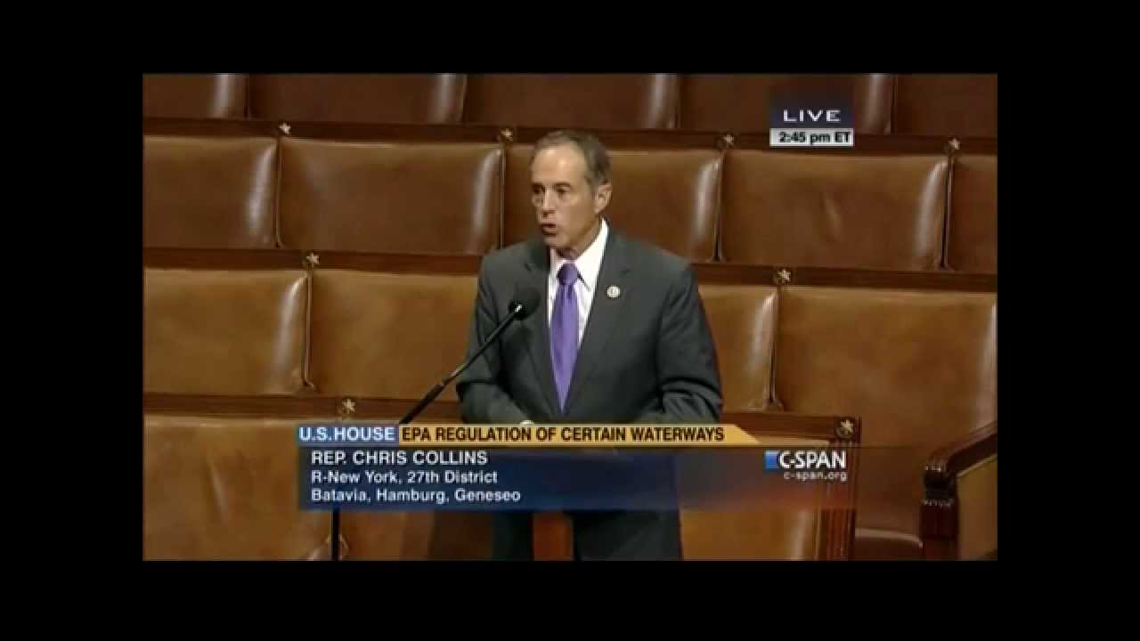 Congressman Chris Collins Speaks on H.R. 5078, September 9, 2014 - YouTube