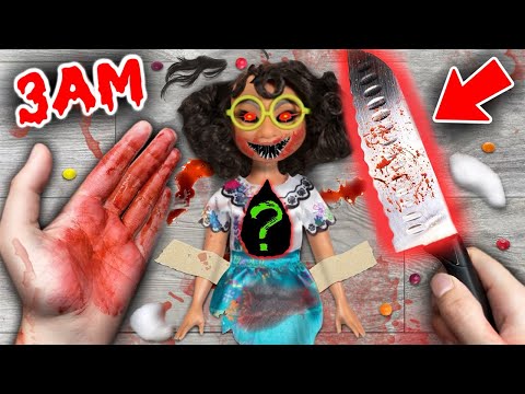 (SCARY) CUTTING OPEN HAUNTED ENCANTO DOLL AT 3AM!! *WHAT'S INSIDE HAUNTED DISNEY PIXAR DOLL*