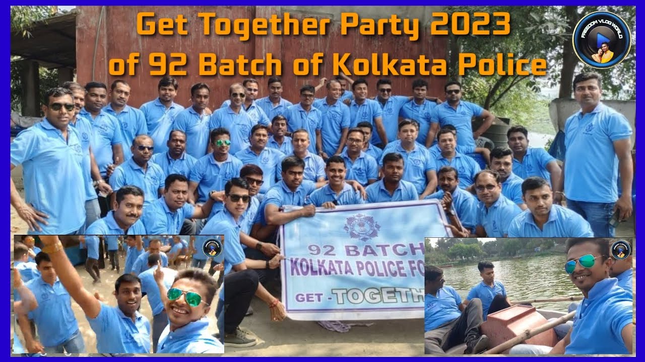 Get Together Party 2023 of 92 Batch of Kolkata Police 🍽🥂🍾🎛🔊🧍‍♀️🕺🤸‍♀️ ...