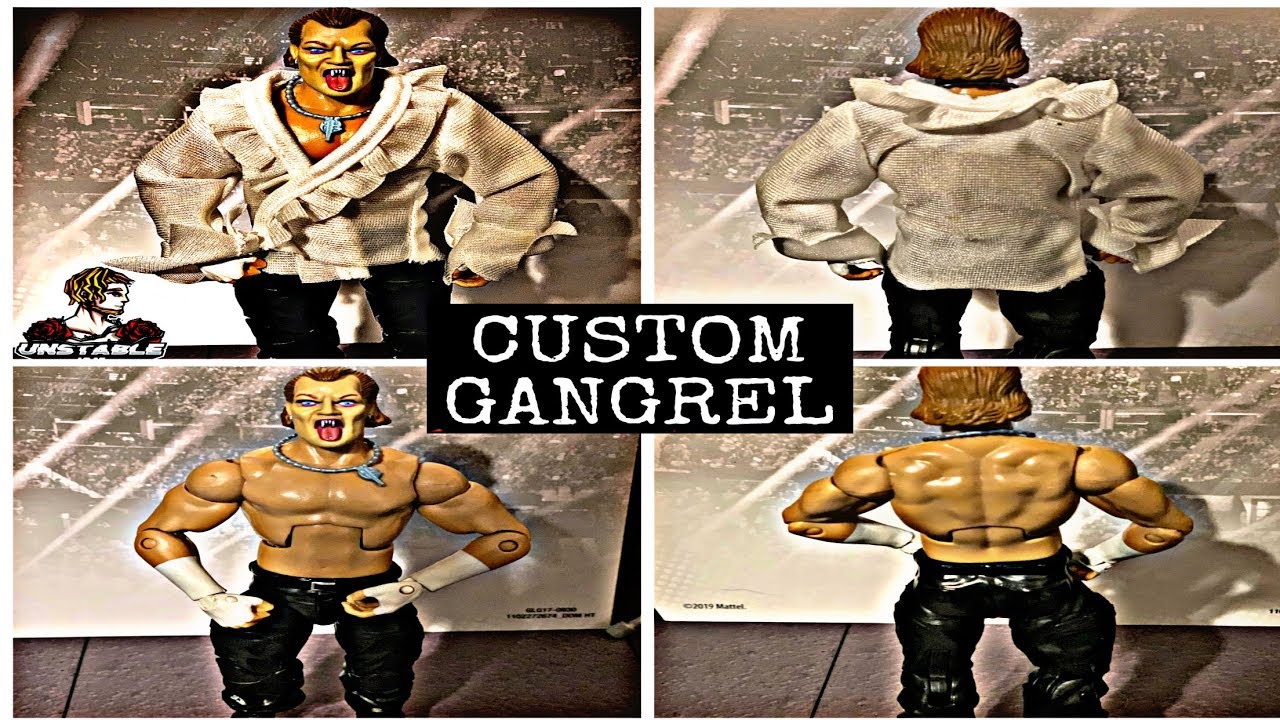 HOW TO MAKE A CUSTOM WWE GANGREL ELITE ACTION FIGURE! - YouTube