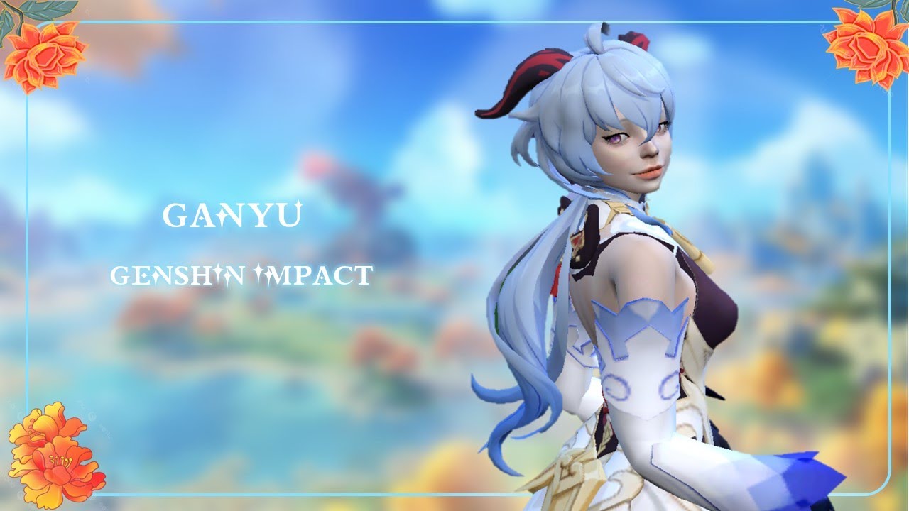 Speed sims - Ganyu ~ Genshin Impact - The Sims 4 [CON CC] - YouTube