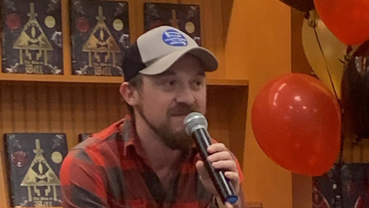 Alex Hirsch Book Signing For Book of Bill! (Second row view) - YouTube