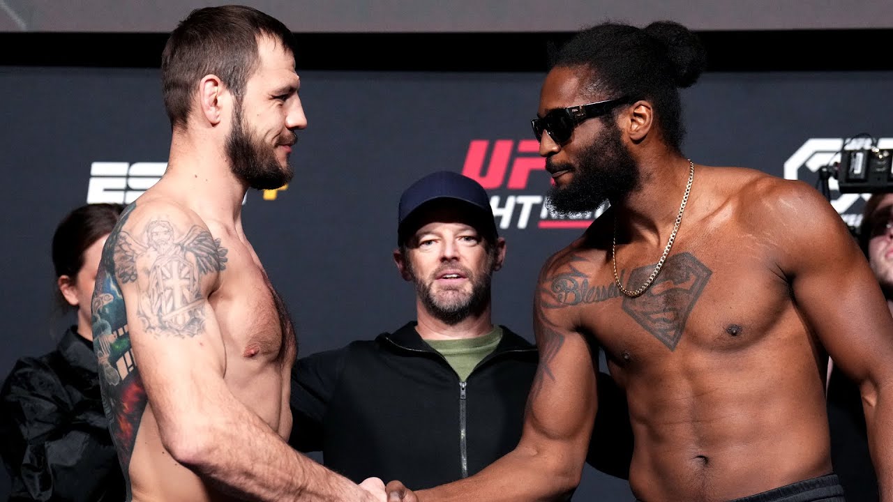 UFC Vegas 70: Weigh-In Faceoffs - YouTube