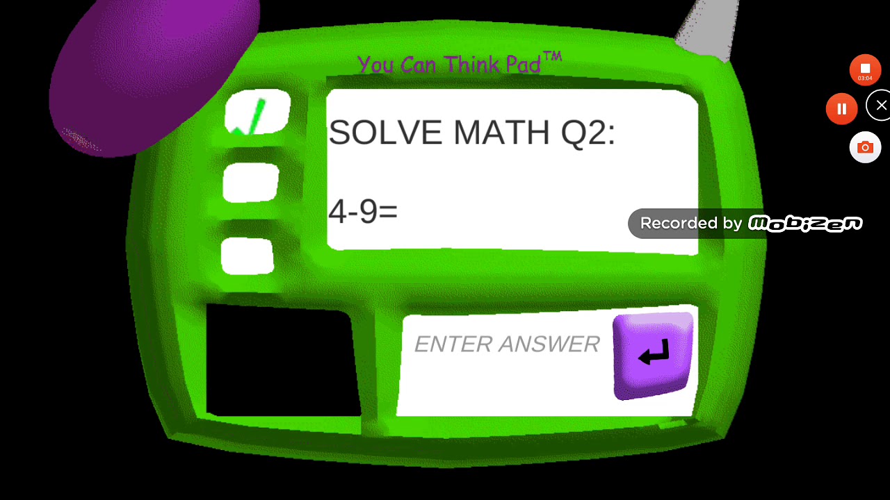 I tried solving baldi basic 3rd math question - YouTube
