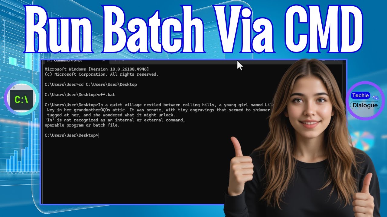 How To Run The Batch File In CMD | Simple Steps (2025) - YouTube