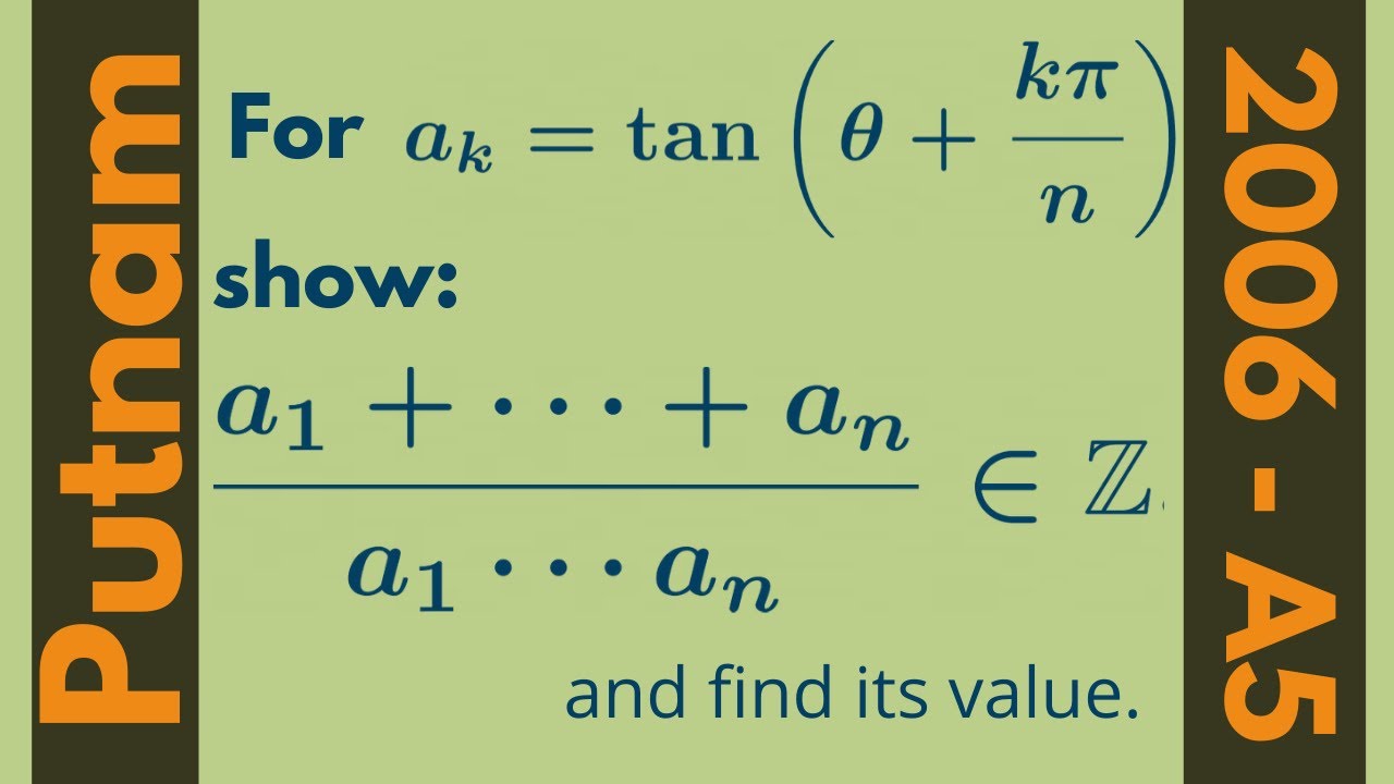 Putnam Exam | 2006: A5 - YouTube