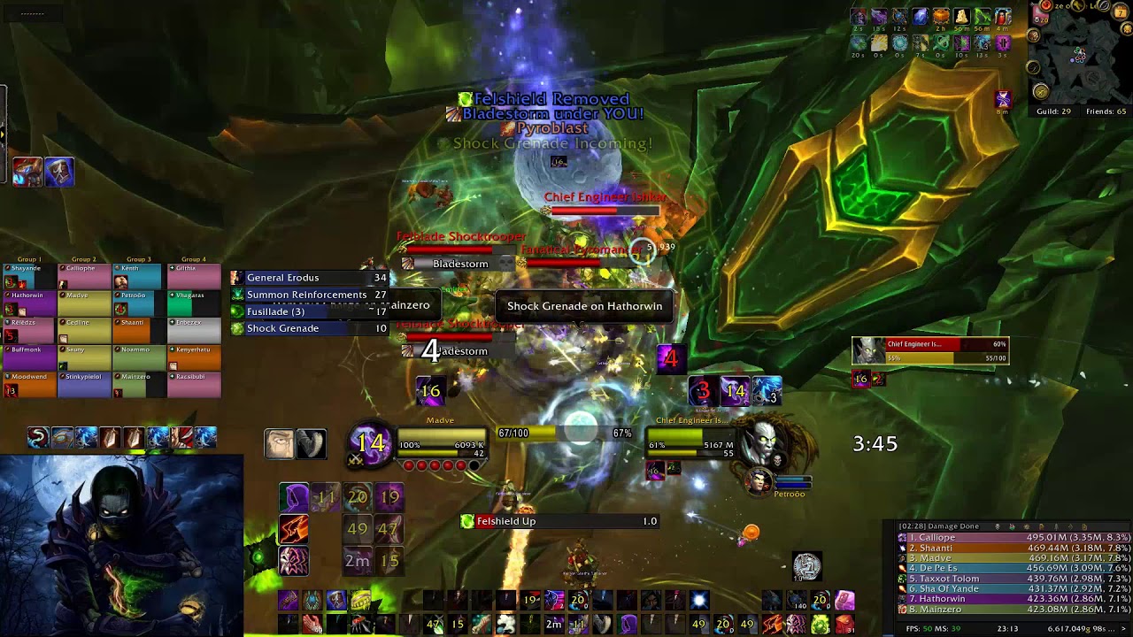 Madve - World Rank 1 DPS - MYTHIC Antoran High Command [Antorus, the ...