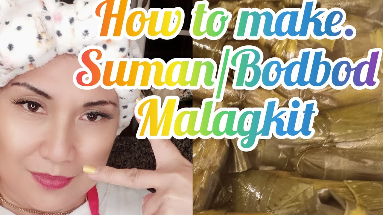 Preparing our very own Filipino Dessert "SUMAN/BODBOD malagkit wherever ...