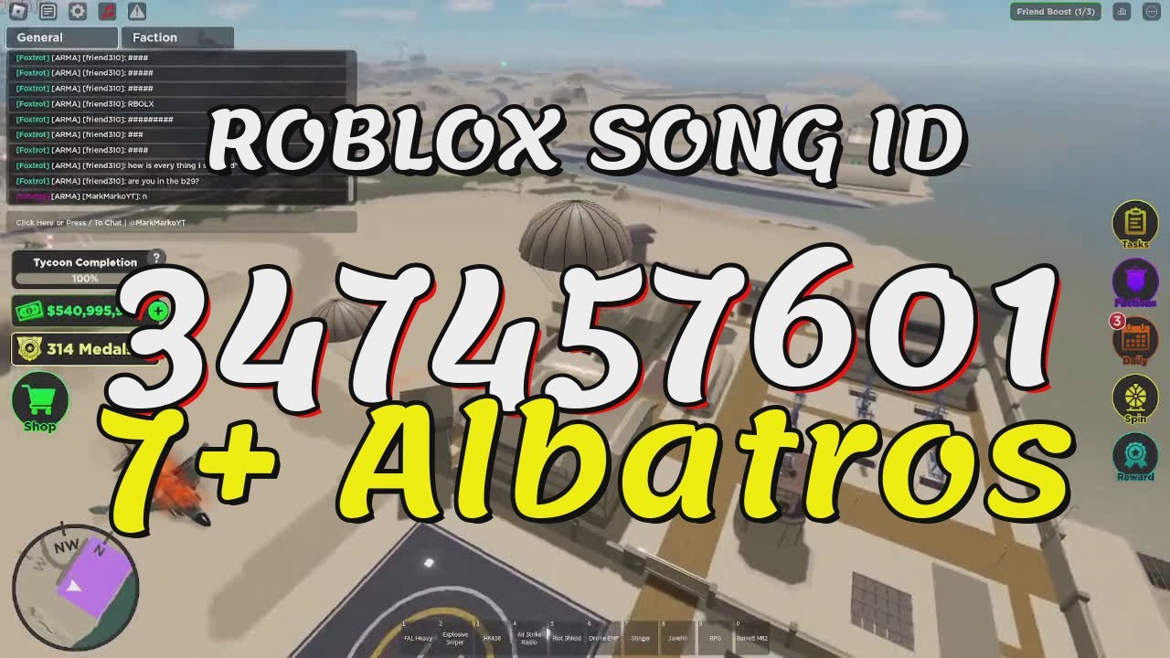 7+ Albatros Roblox Song IDs/Codes - YouTube