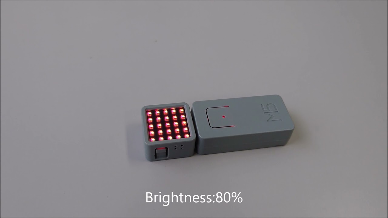 M5ATOM Matrix as a LED Candle - YouTube