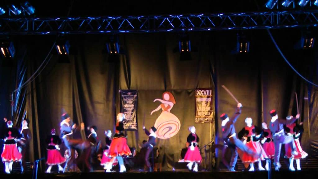 Russian folk dance: In Cossack Village / В казачьей станице - YouTube