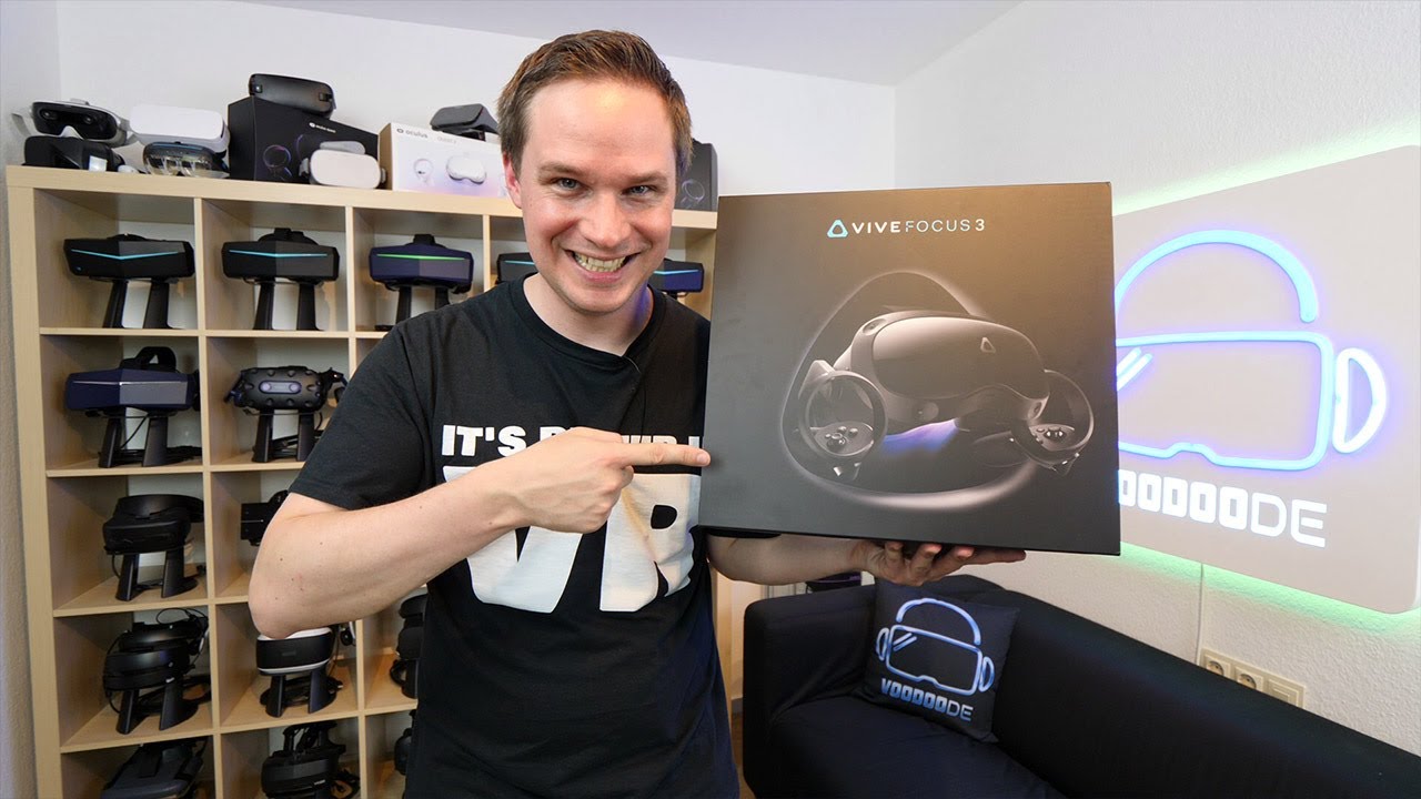 HTC VIVE Focus 3 - Unboxing und erster Eindruck - YouTube