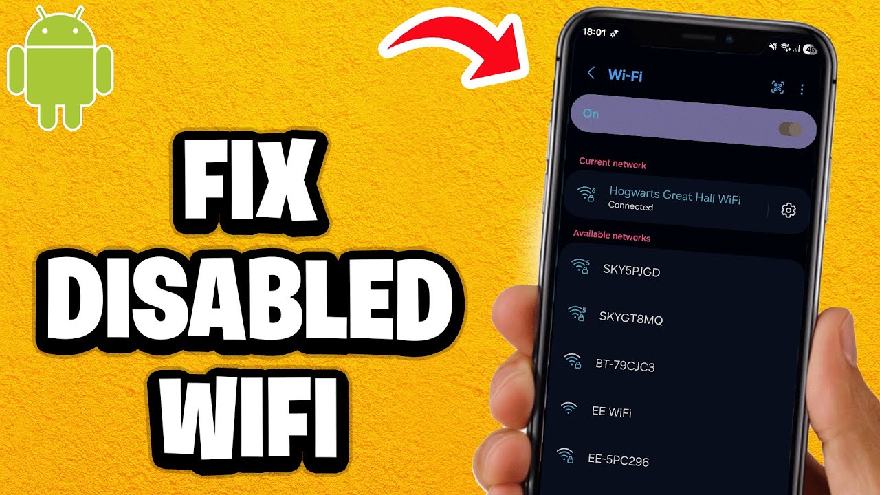 How To Fix Disabled WiFi On Android - Fastest Guide - YouTube