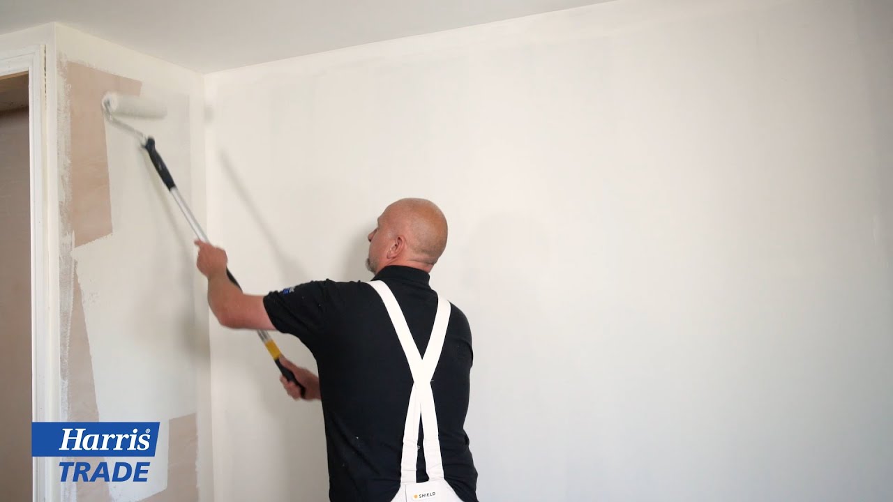 Painting Large Areas with Harris Trade - YouTube