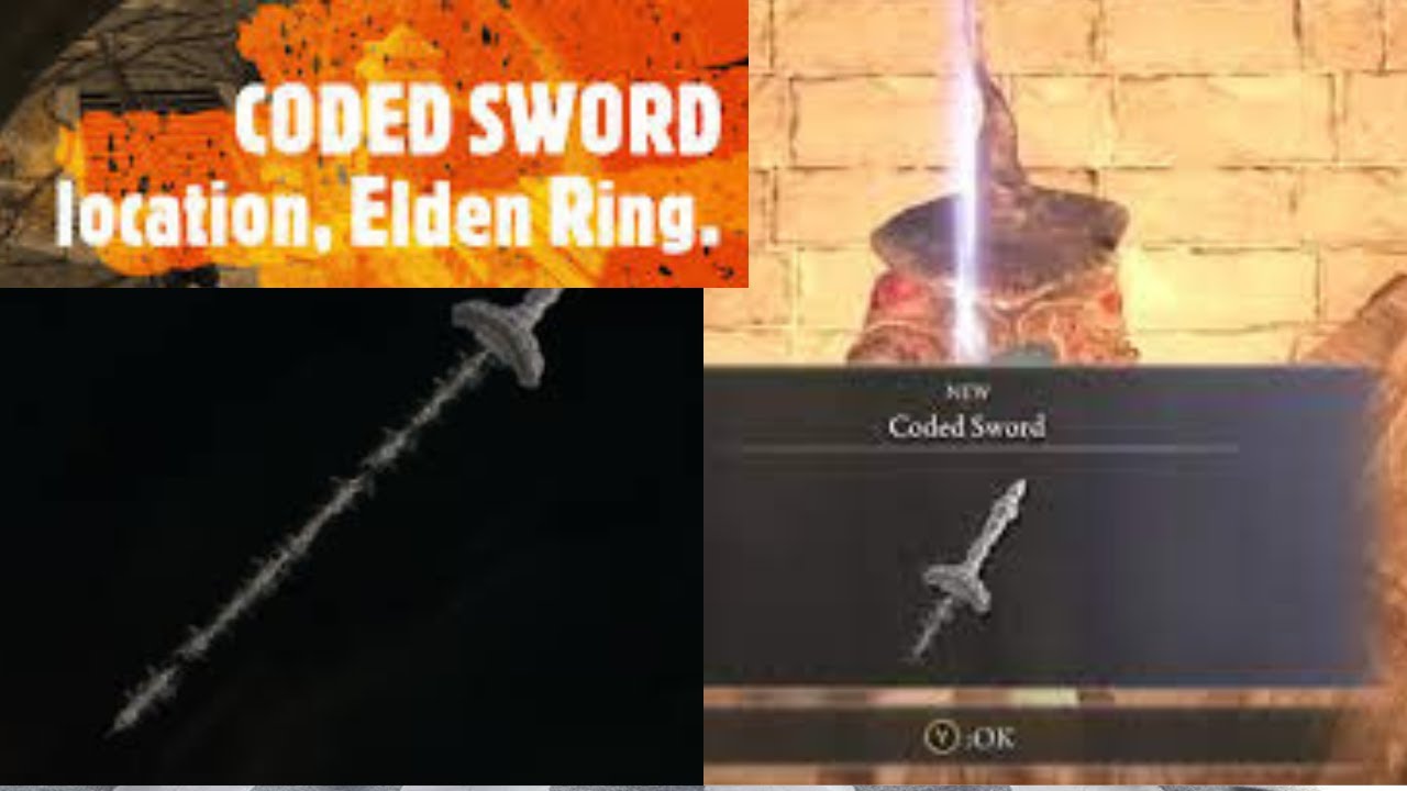 ELDEN RING_ Coded sword _ hammer _( location) - YouTube