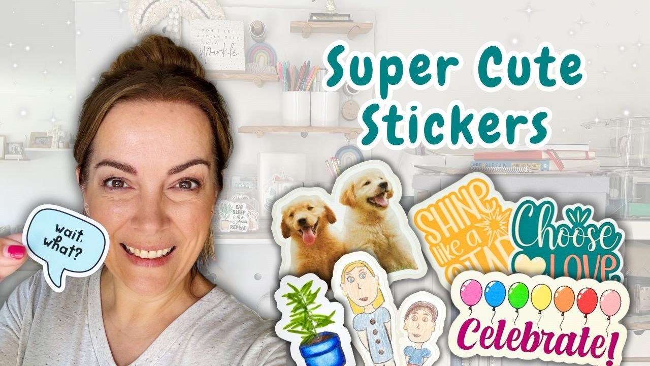Simple and Fun Sticker Ideas To Decorate Anything - YouTube