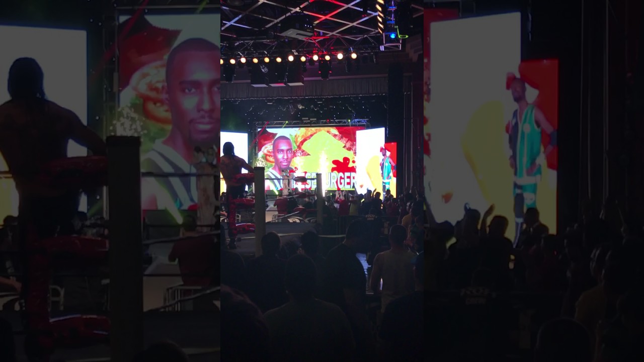 Cheeseburger Entrance ROH 15th Anniversary - YouTube