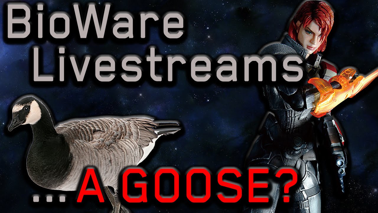 BioWare Livestreams..... A Goose? - YouTube