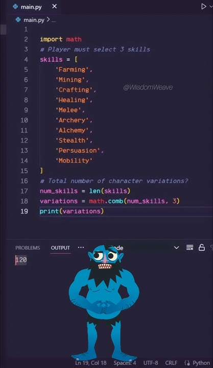 Character Customisation In Python Viral Trending Python Pythonprogramming Shortvideo