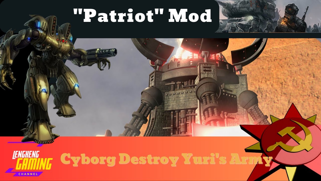 Red Alert 2 "Patriot" | Cyborg Destroy Yuri's Army - YouTube