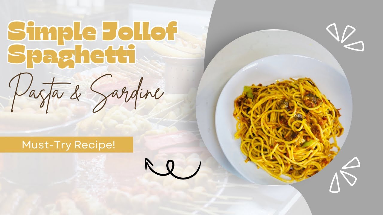How To Make Jollof Spaghetti | Easy Pasta Recipe - YouTube