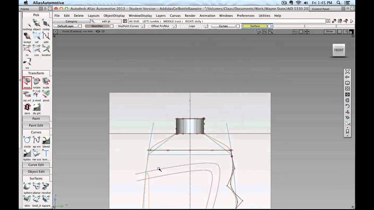 4 Curve layout beginning - YouTube