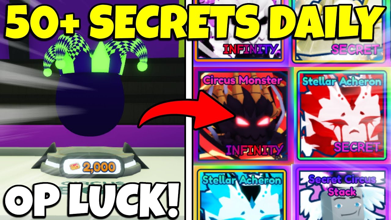 HOW TO HATCH 50+ CIRCUS EGG SECRETS DAILY IN BUBBLE GUM SIMULATOR ...