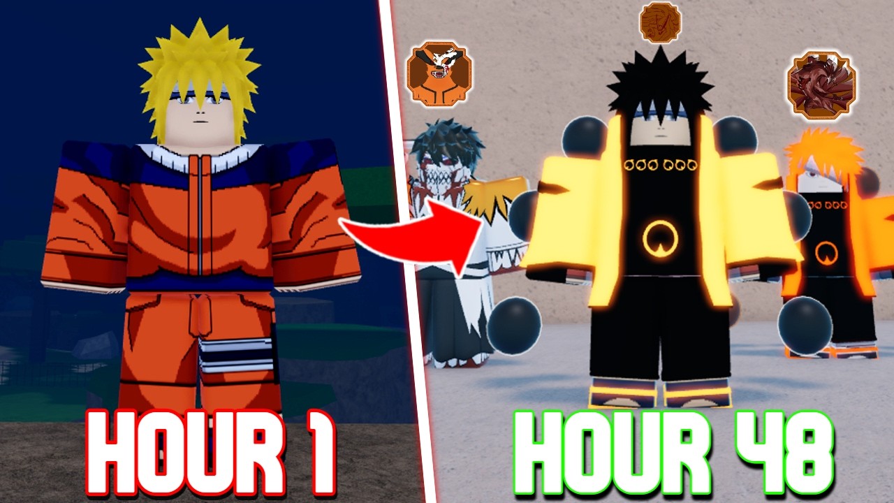 Spending 48 Hours Obtaining Every 9 Tails Version in Shindo Life ...