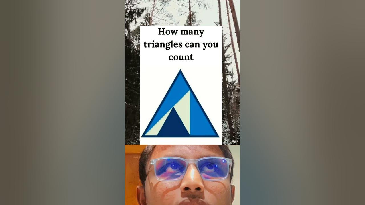 How many triangles do you see 👍🙏👈#viralshorts - YouTube