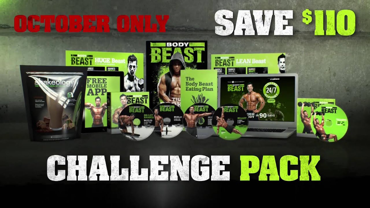 Save $110 CAD on the Body Beast and Shakeology Challenge Pack! - YouTube