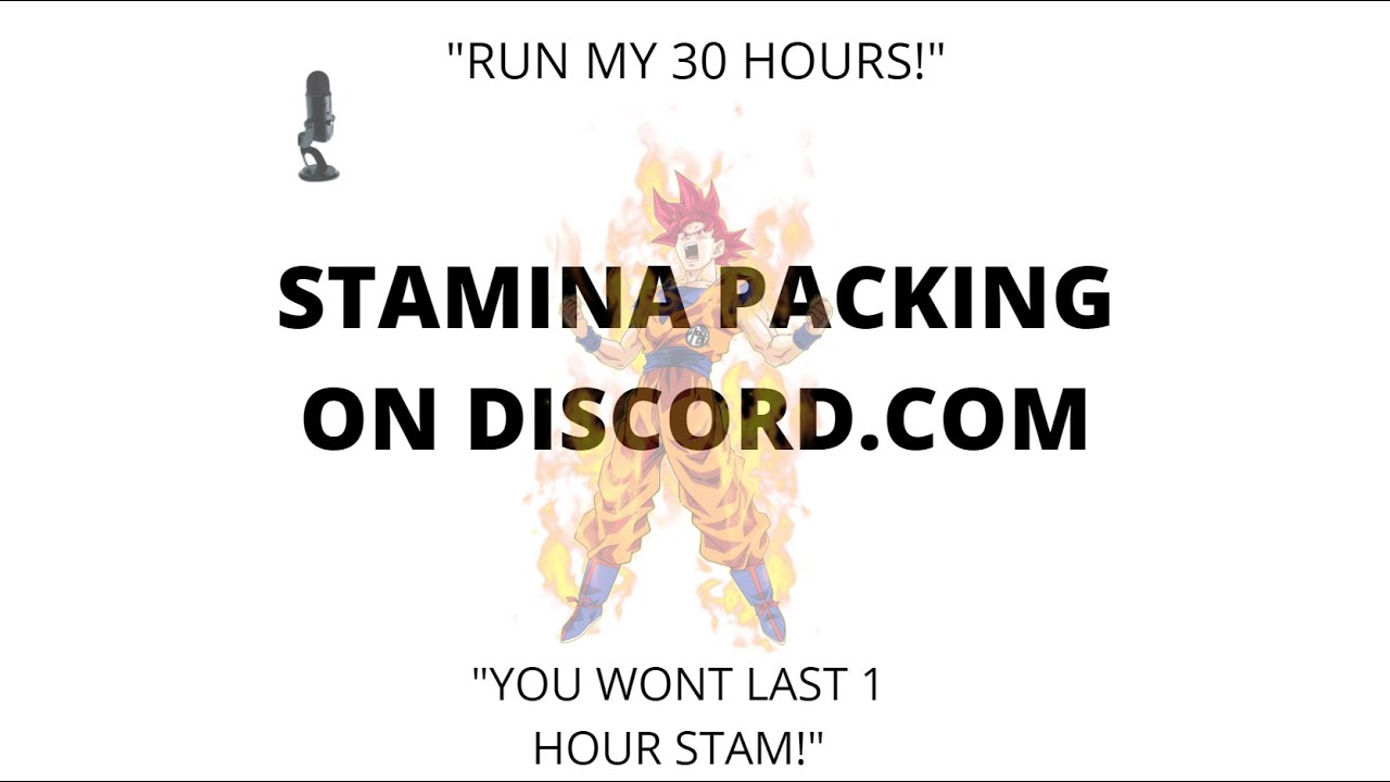 How to Stamina Pack on Discord.com - YouTube